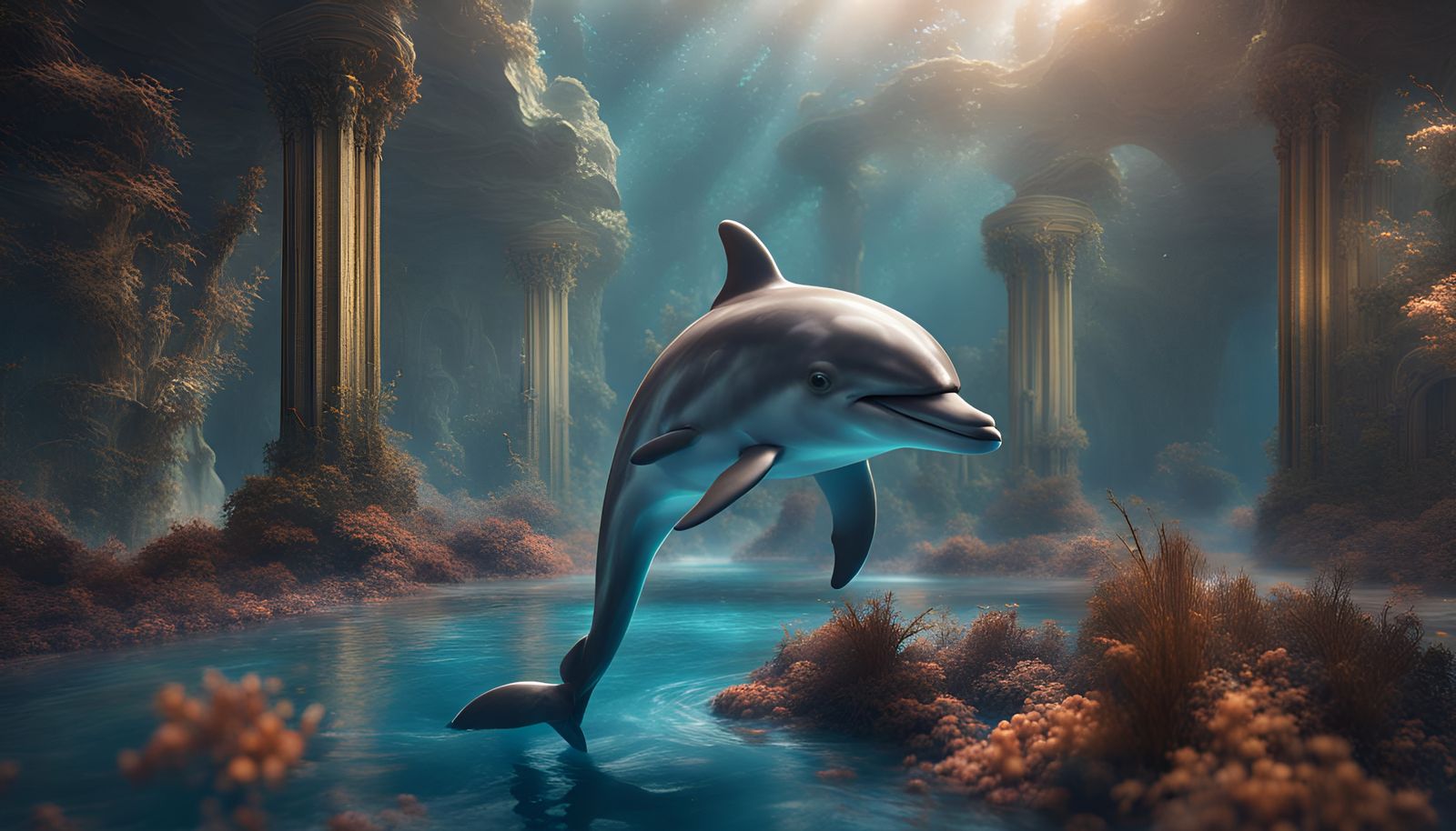 Dolphin - AI Generated Artwork - NightCafe Creator