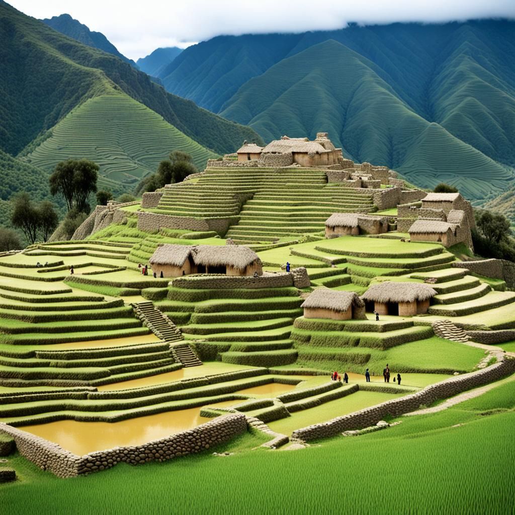 Inca Empire, Incas during their prosperous society. Impressive Inca ...