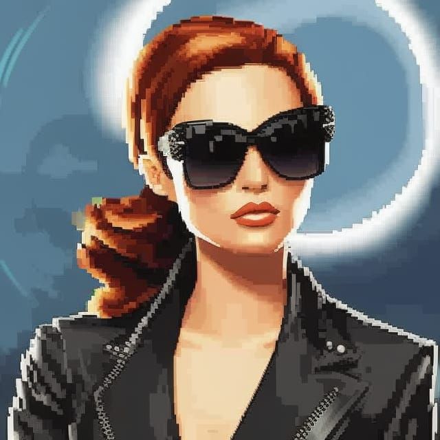 Pixel Art Avatar - Secret Agent - AI Generated Artwork - NightCafe Creator