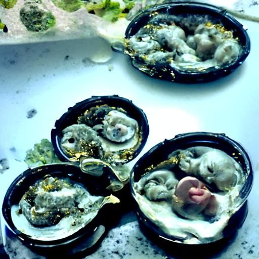 oyster babies - AI Generated Artwork - NightCafe Creator