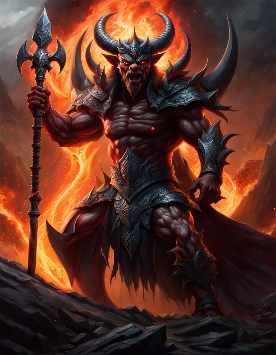 Powerful Demon - AI Generated Artwork - NightCafe Creator