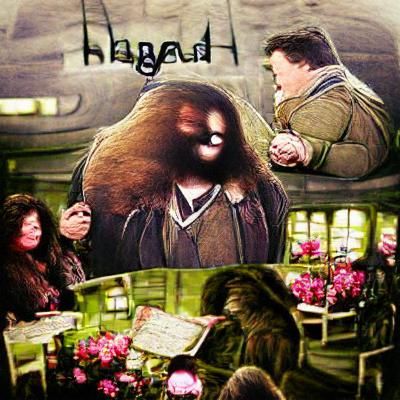 Hagrid should not have said that - AI Generated Artwork - NightCafe Creator