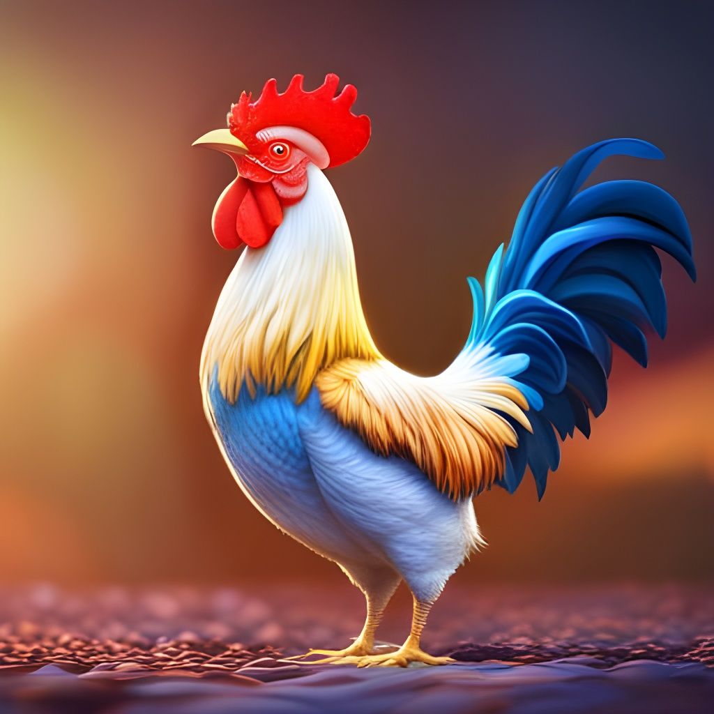 Rooster 1 - AI Generated Artwork - NightCafe Creator