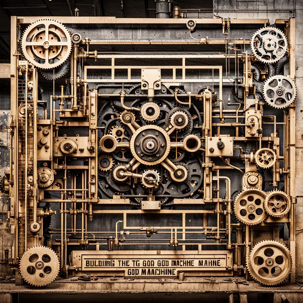 Building the god machine - AI Generated Artwork - NightCafe Creator