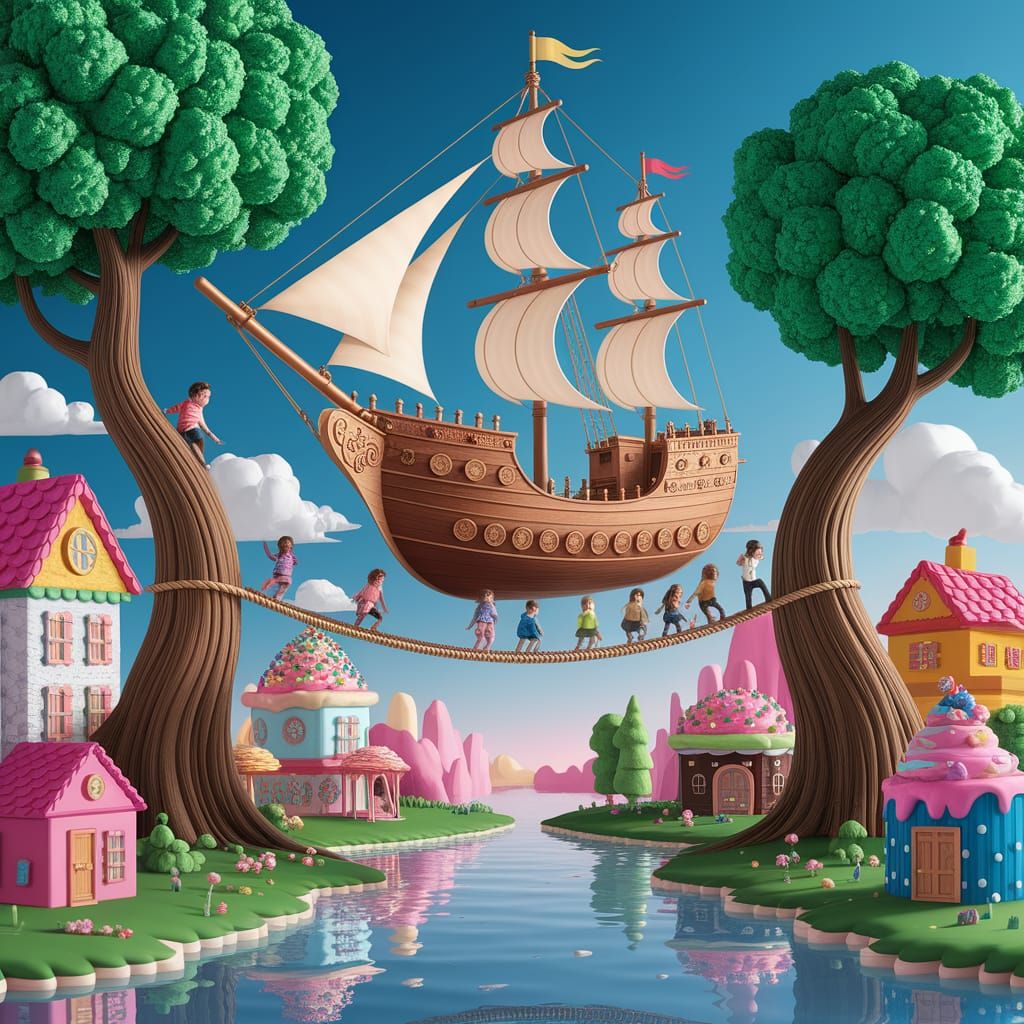 Surreal Candy Scene - Surreal Candy Scene