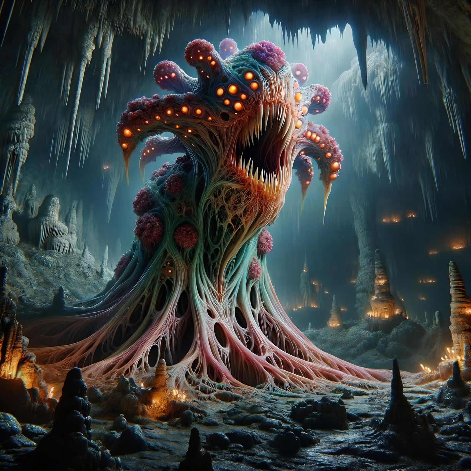 DND Series: Prismatic Roper (Monster) - AI Generated Artwork - NightCafe Creator