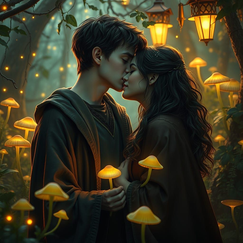 Harry Potter kissing poison ivy - Harry Potter Enchants Poi...