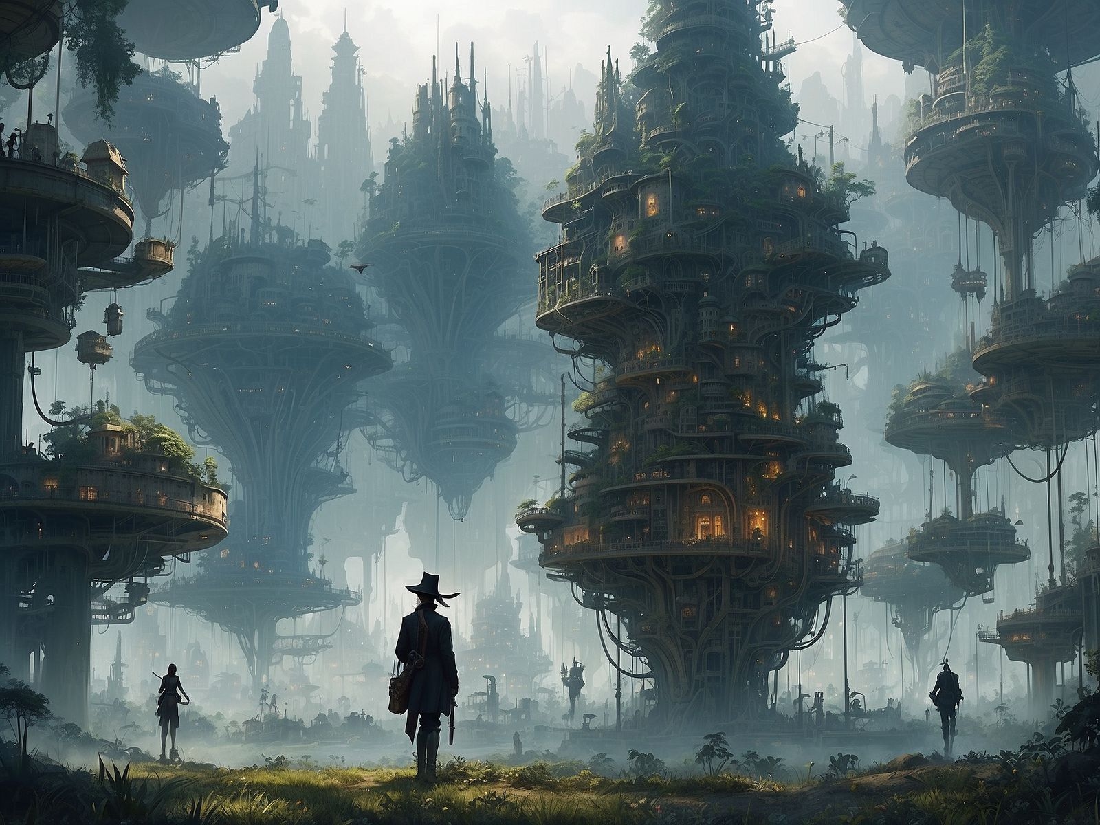 Cybernetic Realms - AI Generated Artwork - NightCafe Creator