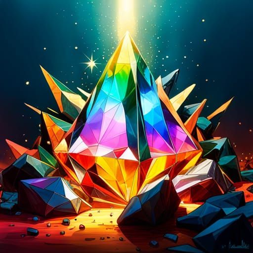 Ultimate crystal - AI Generated Artwork - NightCafe Creator