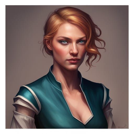 female human barmaid - AI Generated Artwork - NightCafe Creator