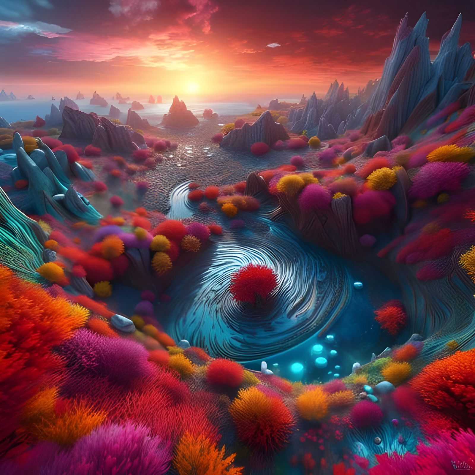 Desert Vortex. - AI Generated Artwork - NightCafe Creator