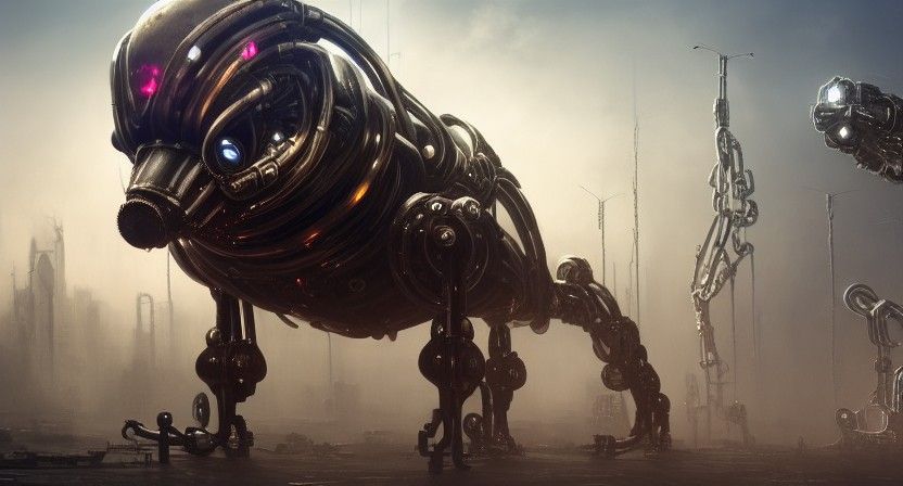 The Post-apocalyptic Steampunk Cyborg Spiderpig Ultron Society Mobile ...