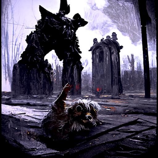 Redemption, Yorkie - AI Generated Artwork - NightCafe Creator