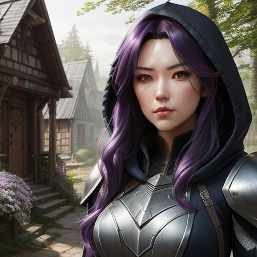 Seraphina Nightshade (Magic hunter armor) - AI Generated Artwork ...