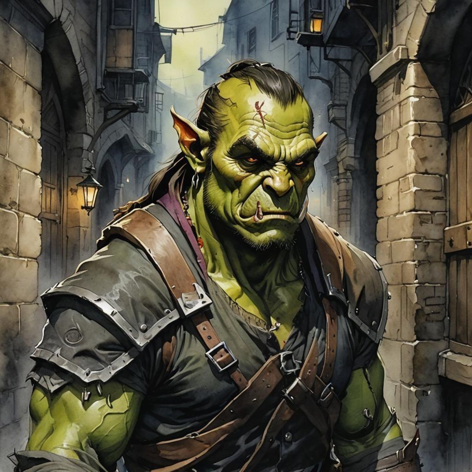 Orc Rogue - AI Generated Artwork - NightCafe Creator