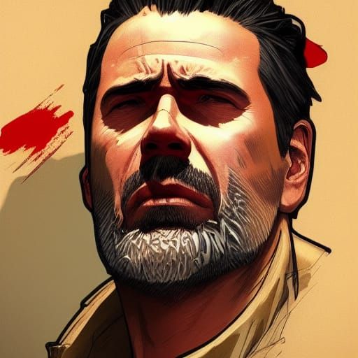 Negan - AI Generated Artwork - NightCafe Creator