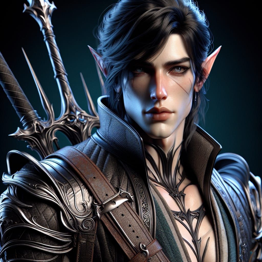 A high elf rogue - AI Generated Artwork - NightCafe Creator