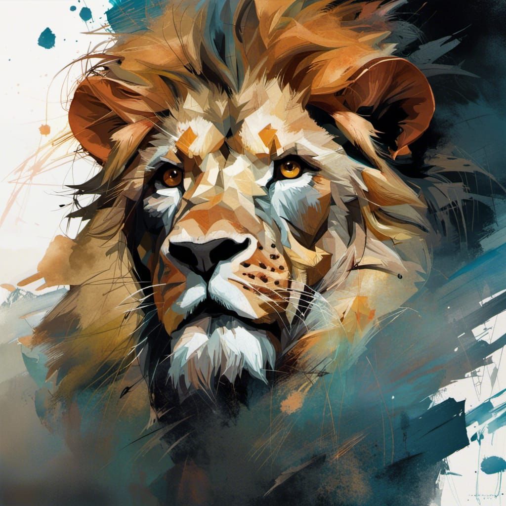 Lion - AI Generated Artwork - NightCafe Creator