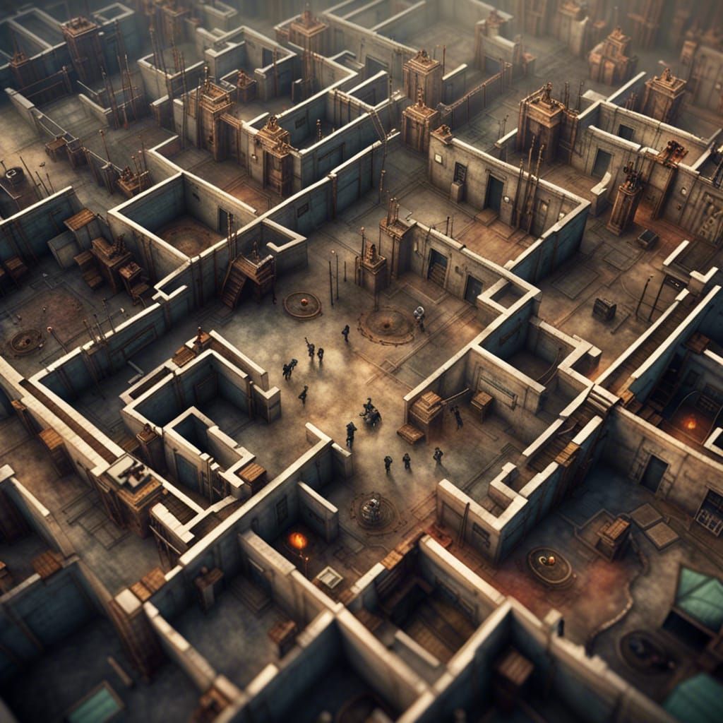 The Maze Games - AI Generated Artwork - NightCafe Creator