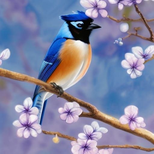 Stellar Jay 1 - AI Generated Artwork - NightCafe Creator