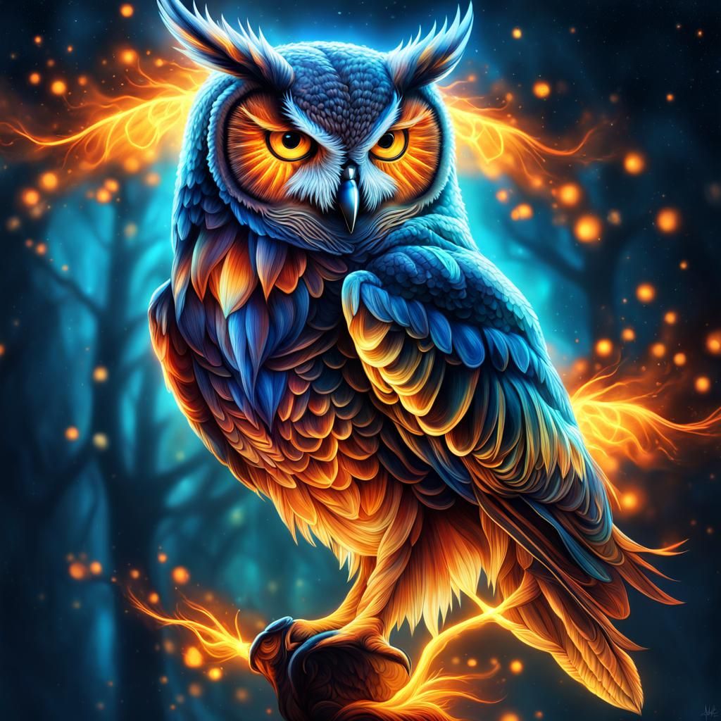 Owl - AI Generated Artwork - NightCafe Creator