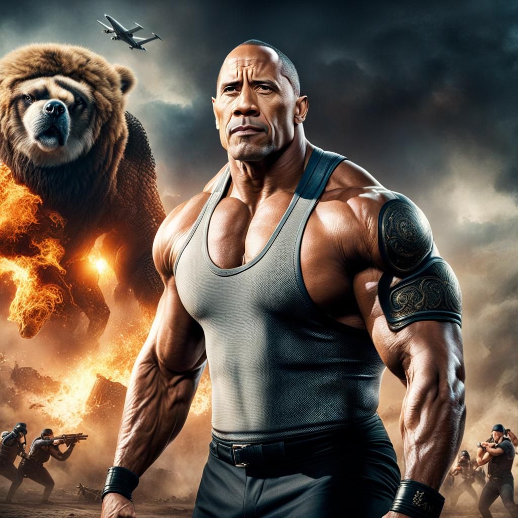 The Rock - AI Generated Artwork - NightCafe Creator