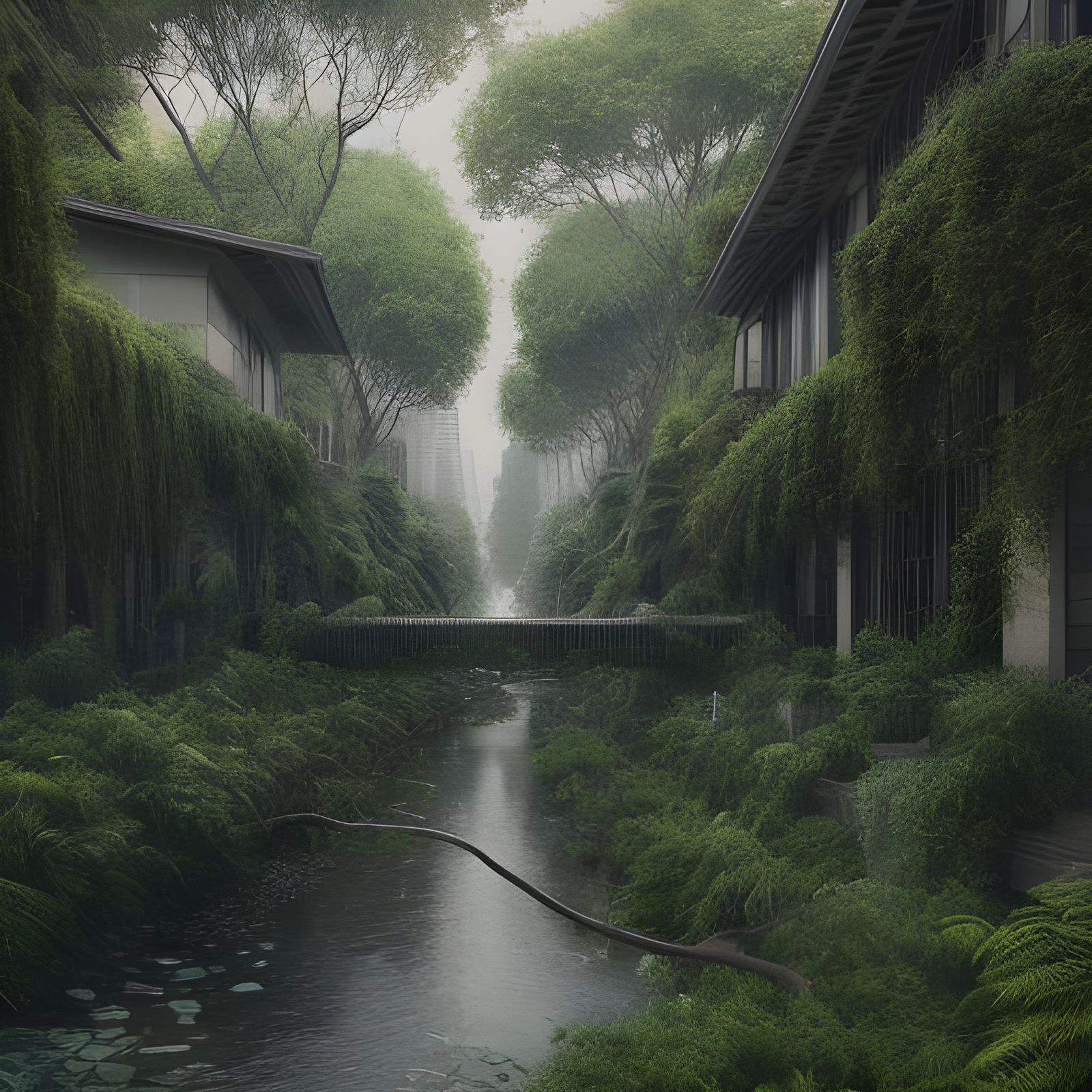 Beautiful Overgrowth - AI Generated Artwork - NightCafe Creator