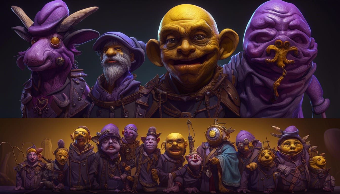 Friendly Puppets - AI Generated Artwork - NightCafe Creator