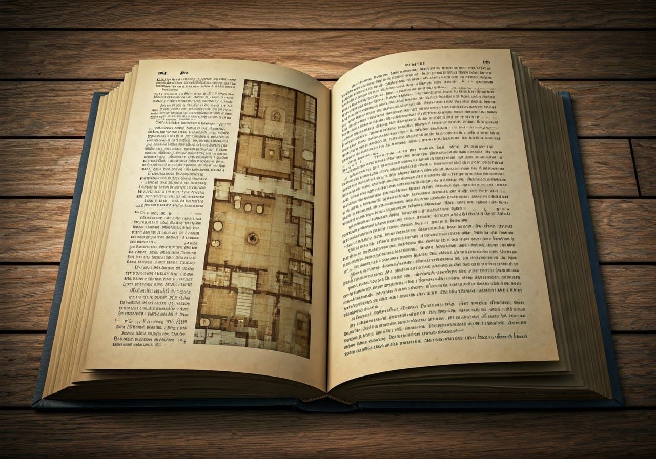 Fantasy RPG Rulebook Illustration with Mansion Flo... - AI Art