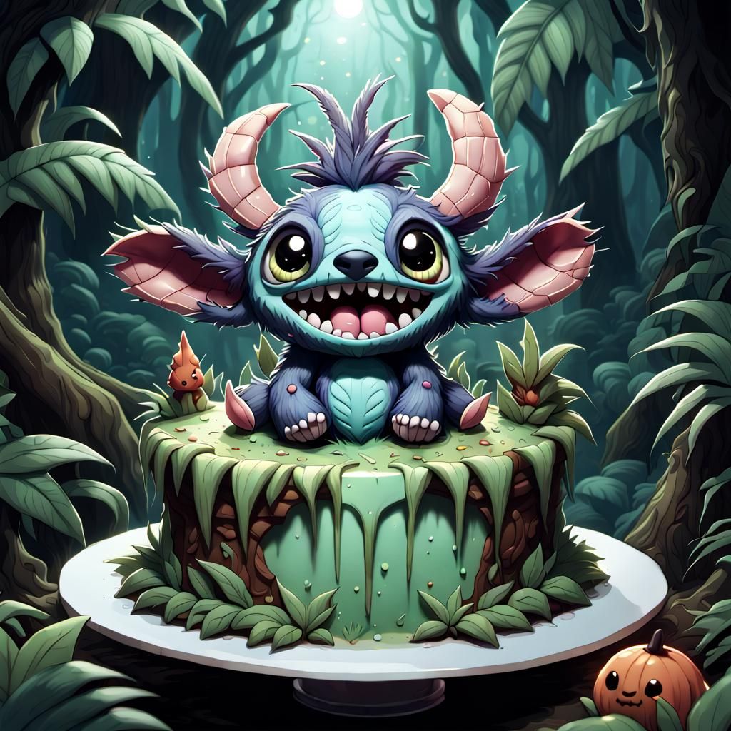 Furry Stitch Cake - AI Generated Artwork - NightCafe Creator