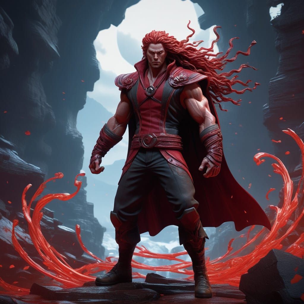 Anime Male Scarlett Witch - Anime Male Scarlet Witch: Epic F...