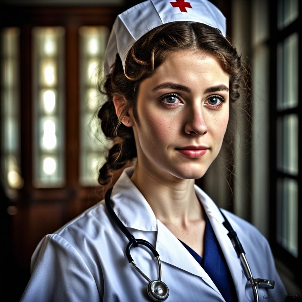 Masha Edu, Israeli Nurse. - AI Generated Artwork - NightCafe Creator