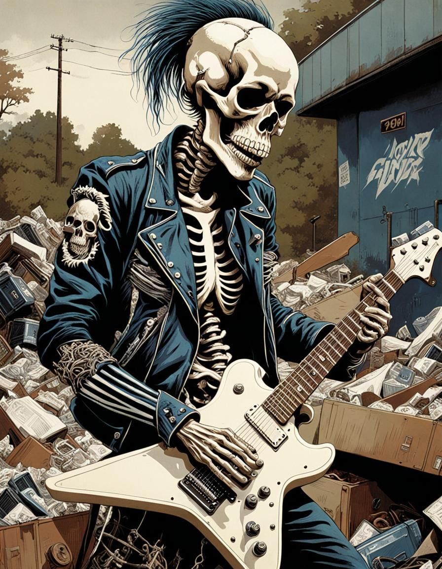 Punk is dead - AI Generated Artwork - NightCafe Creator