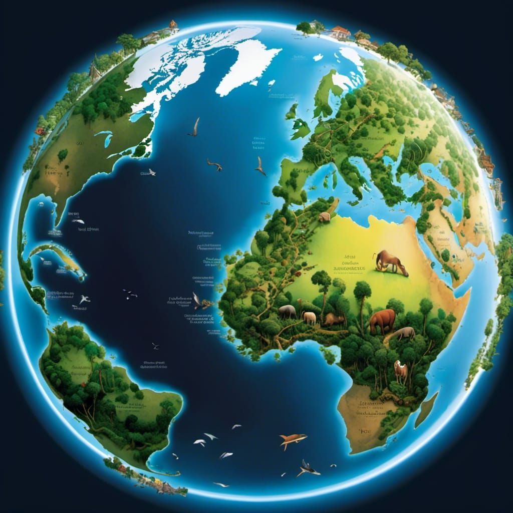 biogeography - AI Generated Artwork - NightCafe Creator