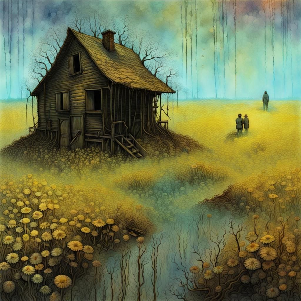 In the countryside 2 - AI Generated Artwork - NightCafe Creator