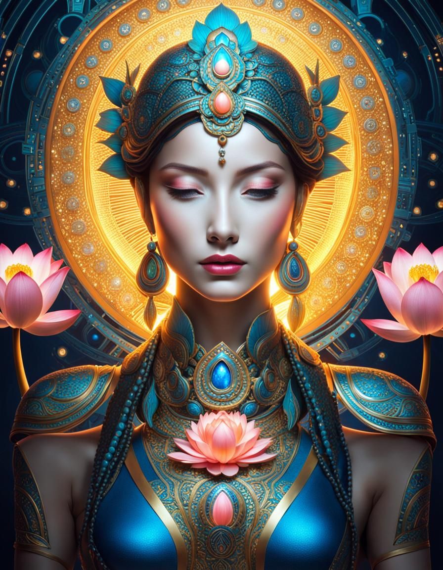 Meditation 2 - AI Generated Artwork - NightCafe Creator