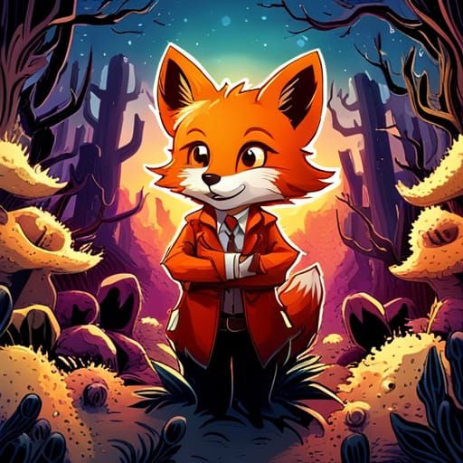 Dapper Fox - AI Generated Artwork - NightCafe Creator