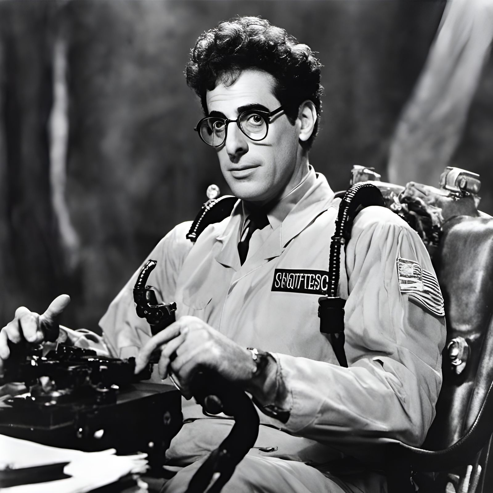 Spirit photography: Egon Spengler from Ghostbusters - AI Generated ...