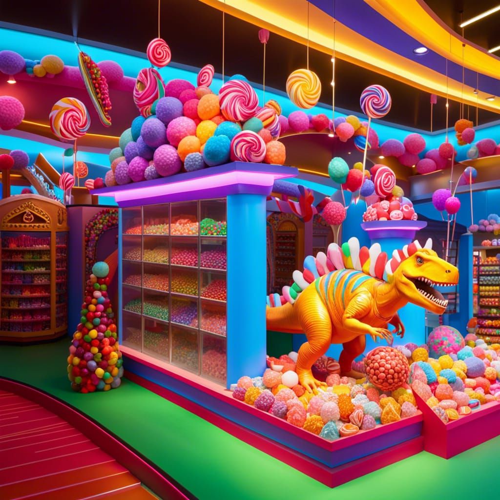 Whimsical Candy Wonderland - AI Generated Artwork - NightCafe Creator