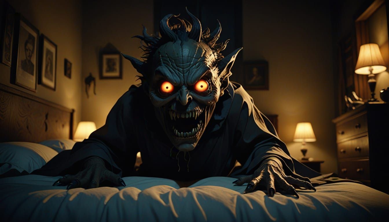 the boogeyman from underneath the bed....