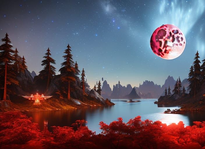 one of the signs of the rapture is that there will be a blood moon ...