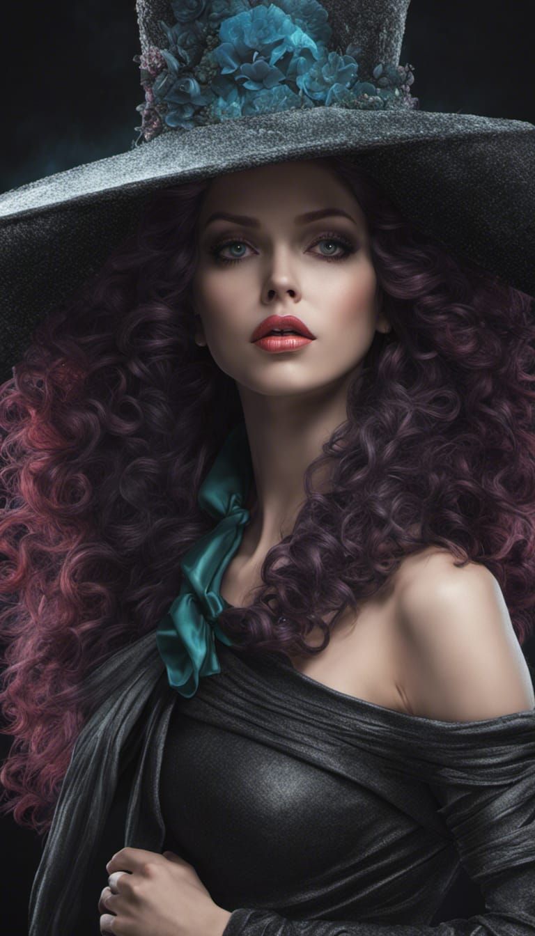 beautiful witch , hi def, extremely detailed, insanely realistic ...