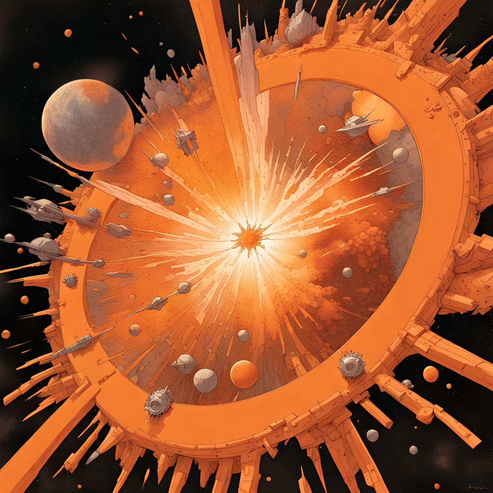 Supernova - AI Generated Artwork - NightCafe Creator