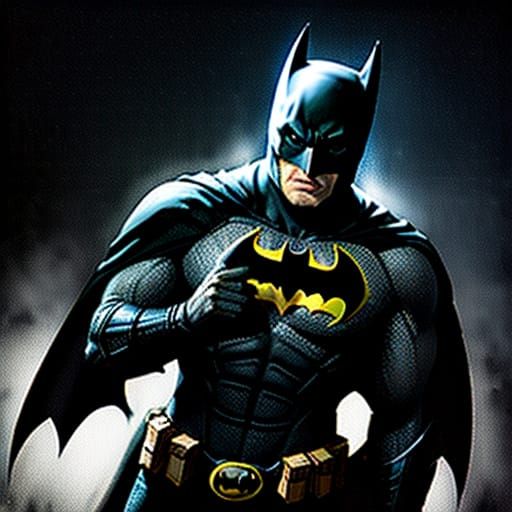 thermal imaging of Batman - Dark Knight Thermal Scan