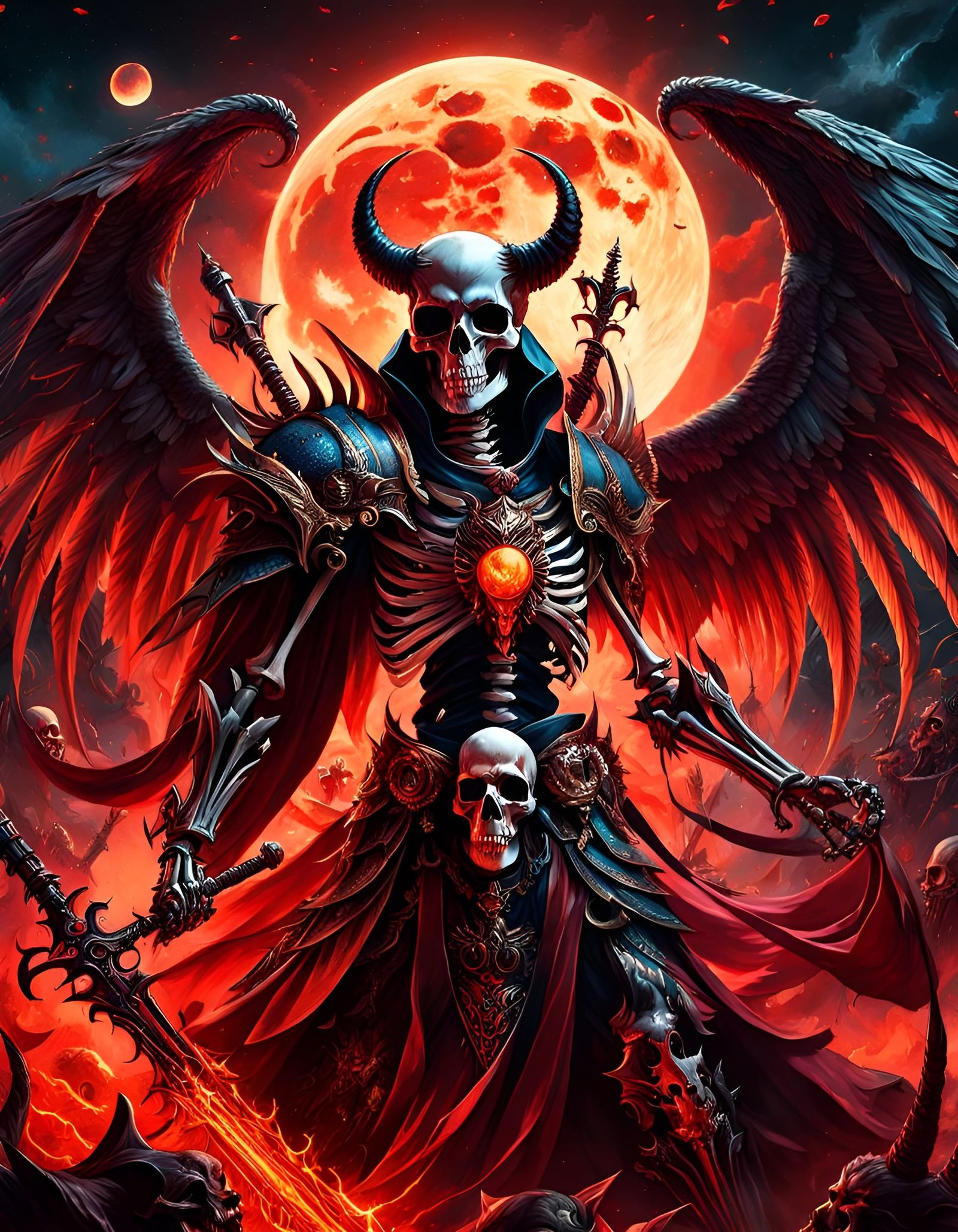 Angle of War & Famine - AI Generated Artwork - NightCafe Creator