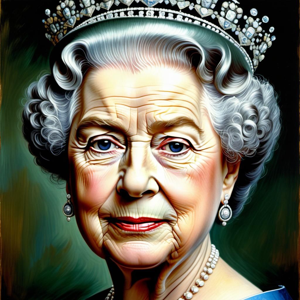 Queen Elizabeth - AI Generated Artwork - NightCafe Creator