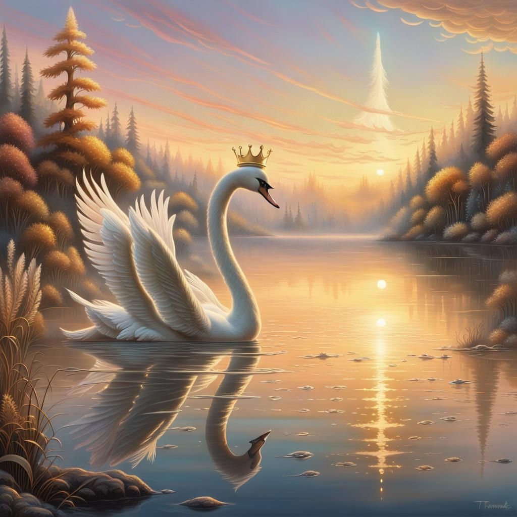Swan - AI Generated Artwork - NightCafe Creator