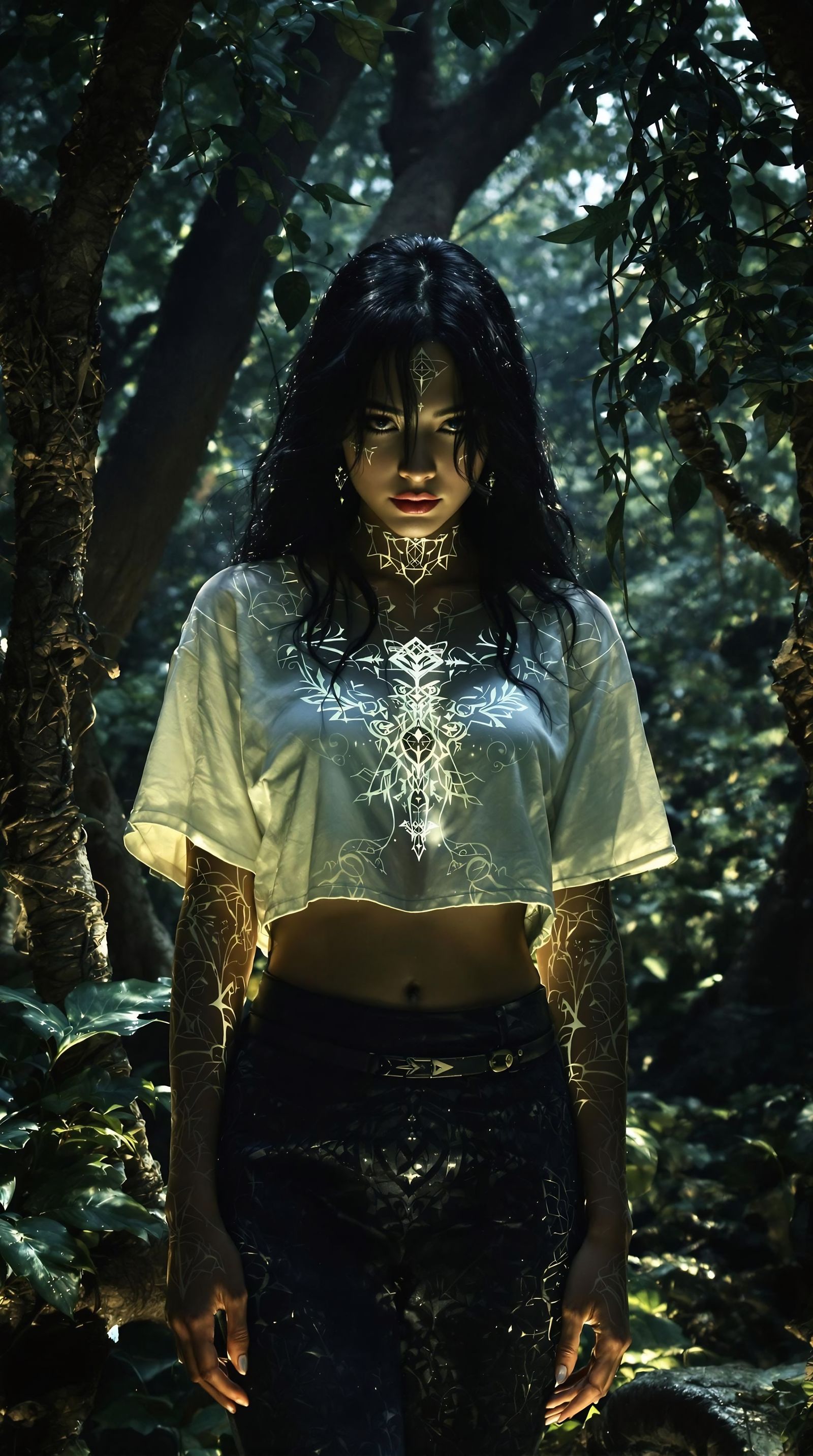 An 8k cinematic depiction in the dark fantasy cyberpunk gothic ...