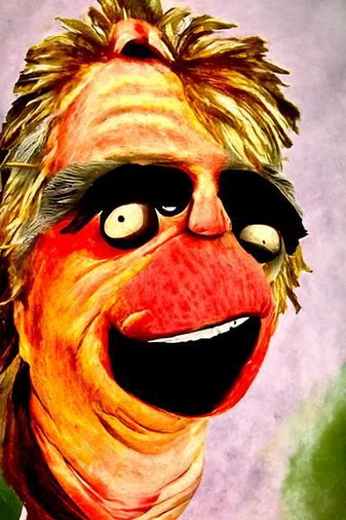 A portrait of Gary Busey as a Muppet - AI Generated Artwork - NightCafe ...