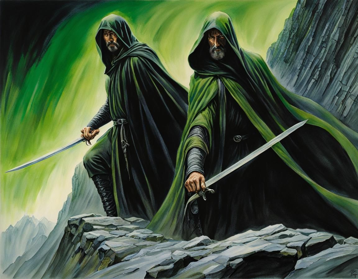 Couple of dunedain, and no nazgul... - AI Generated Artwork - NightCafe ...